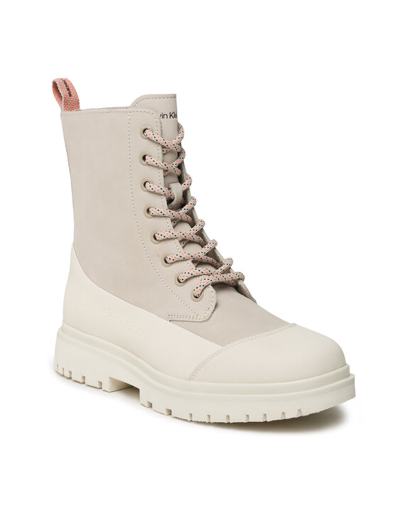 Kotníková obuv Calvin Klein Jeans Chunky Combat Laceup Boot Rub ...