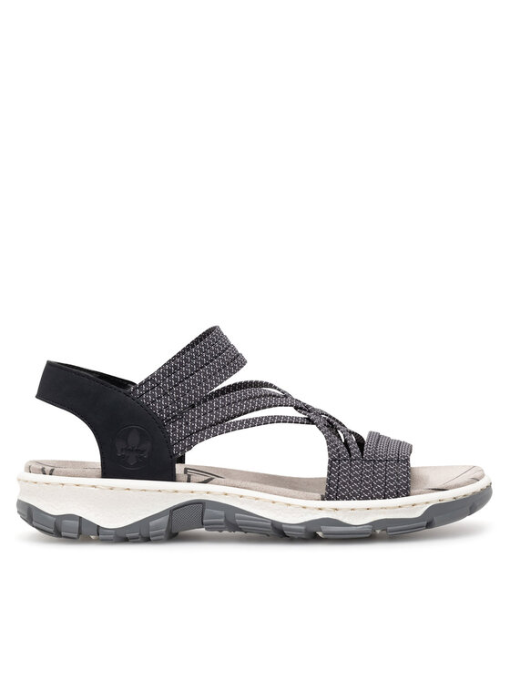 Sandály Rieker 68888-14 Černá | Eobuv.cz