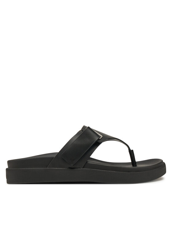 Sandale Calvin Klein Flat Adj Tp Eyelet HW0HW02349 Negru | Epantofi.ro