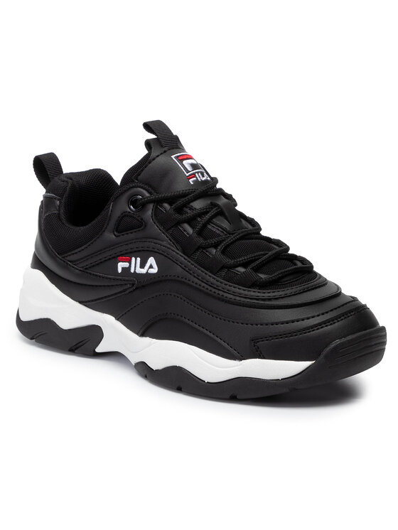 Sneakersy Fila Ray Low Wmn 1010562.12A Czarny | Eobuwie.com.pl