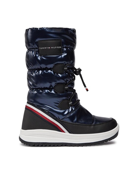 Śniegowce Tommy Hilfiger T3A6-33069-1669803 S Niebieski | Eobuwie.com.pl