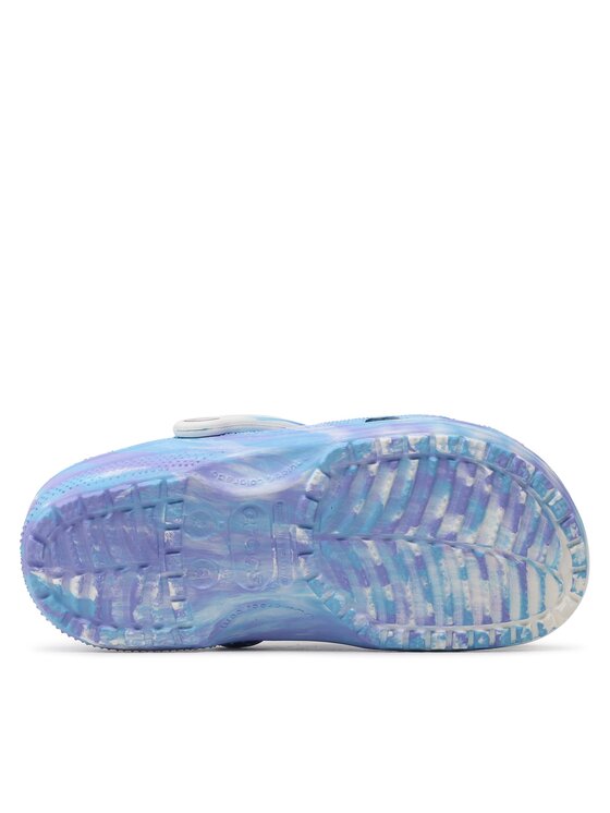 Şlapi Crocs Classic Marbled Clog 206867 Violet | Epantofi.ro
