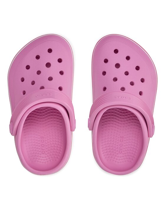 Nazouváky Crocs Crocs Crocband Clean Clog Kids 208477 Růžová | Eobuv.cz