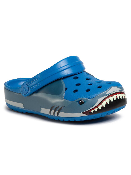 Чехли Crocs Fun Lab Shark Band Clg K 206271 Син | Obuvki.bg