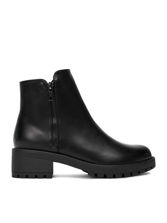 Polokozačky JENNY CEO-JILL HY12618-3 Černá | Eobuv.cz