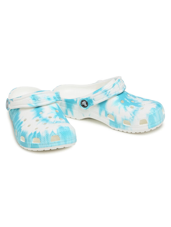 Nazouváky Crocs Classic Tie Dye Graphic Clog 205453 Modrá | Eobuv.cz