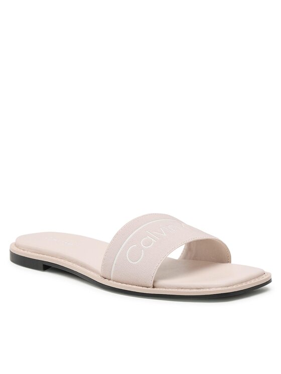 Чехли Calvin Klein Squared Flat Slide He HW0HW00817 Бежов | Obuvki.bg