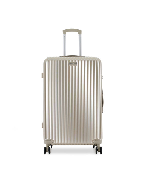 Nagy bőrönd Semi Line T5954-3 Arany | Ecipo.hu