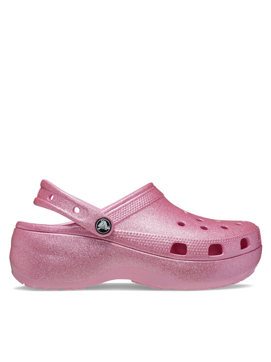 Чехли Crocs Classic Platform Glitter Clog W 207241 Розов | Obuvki.bg